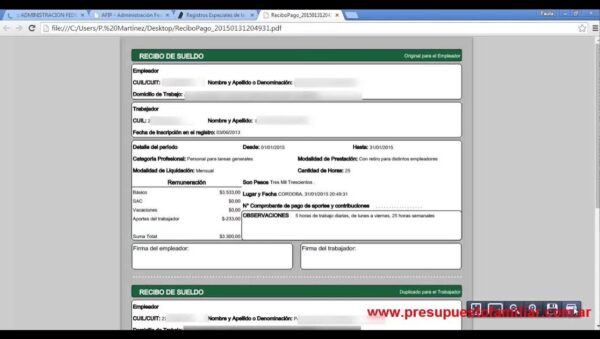 Recibos Online: ANSES y AFIP Monotributo | PIAC