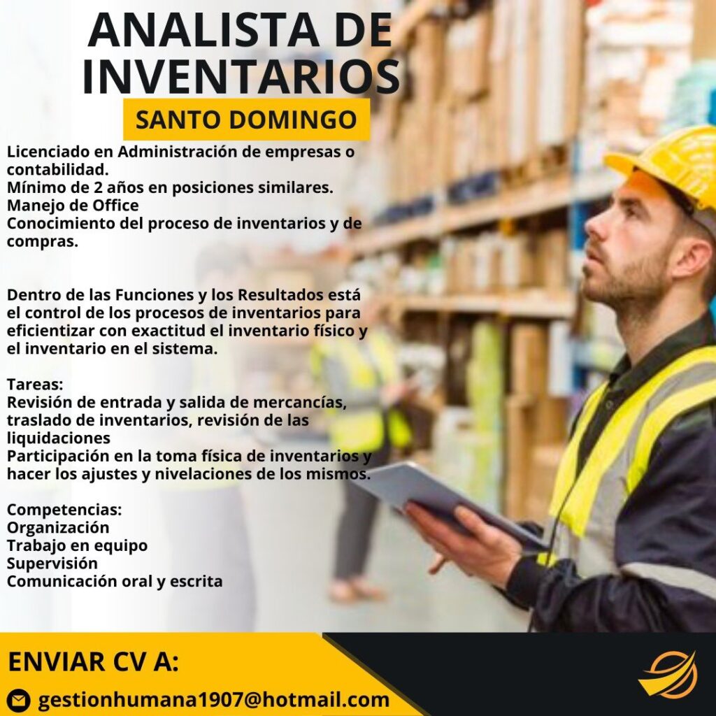 Analista de Inventarios: Rol y Salario | PIAC