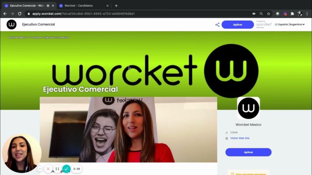 Worcket: Tu Empleo en Video y con IA | PIAC
